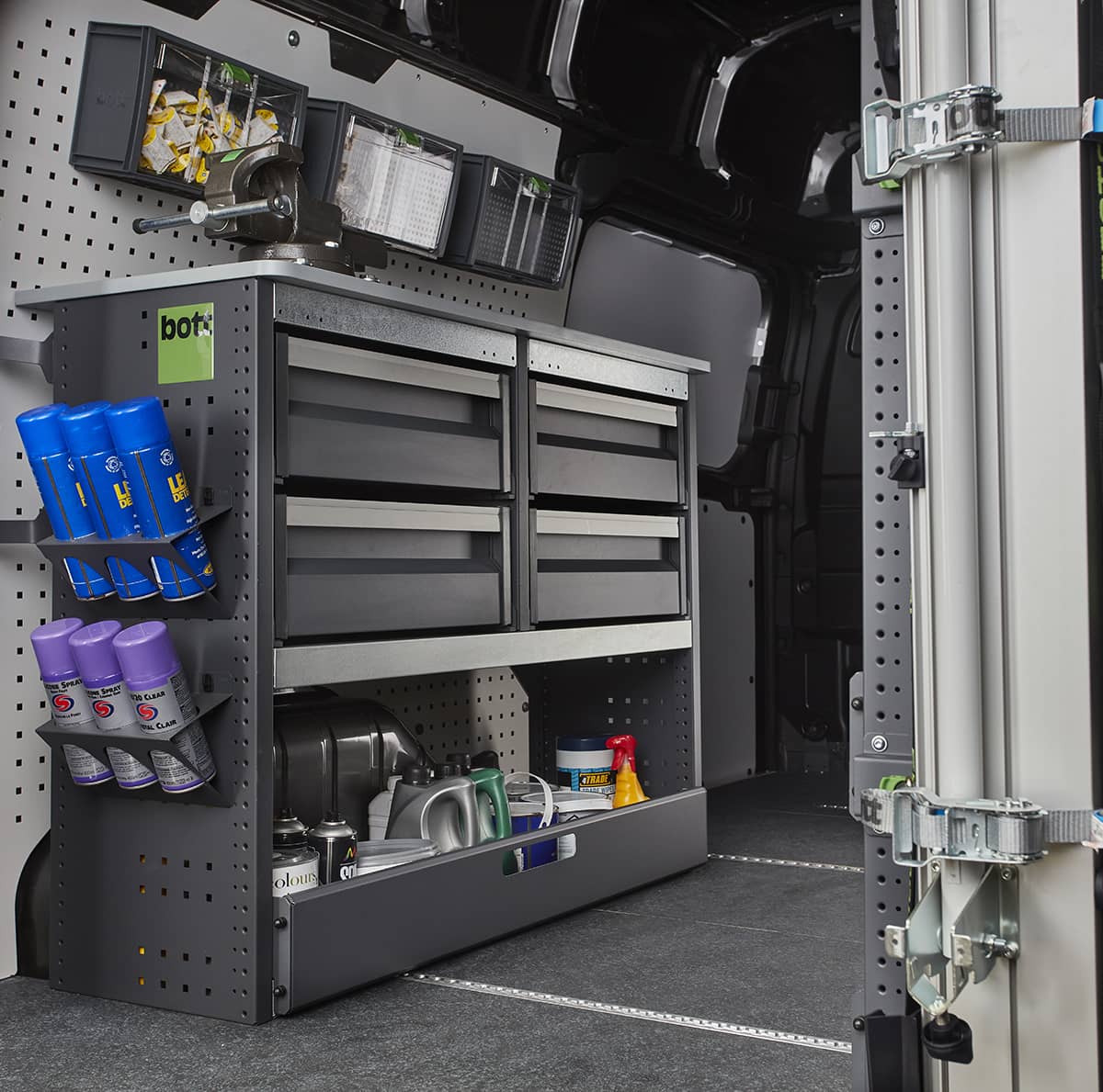 bott Conversion Centres - Custom Van Racking | bott UK