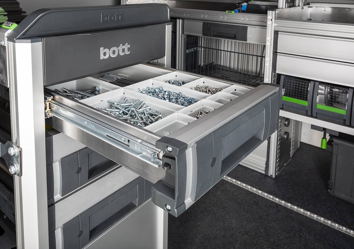 bott Conversion Centres - Custom Van Racking | bott UK